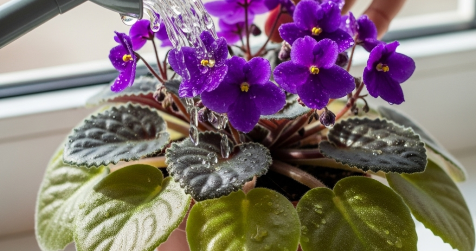 Top Watering Techniques to Keep African Violets Blooming - Home Garden Tips