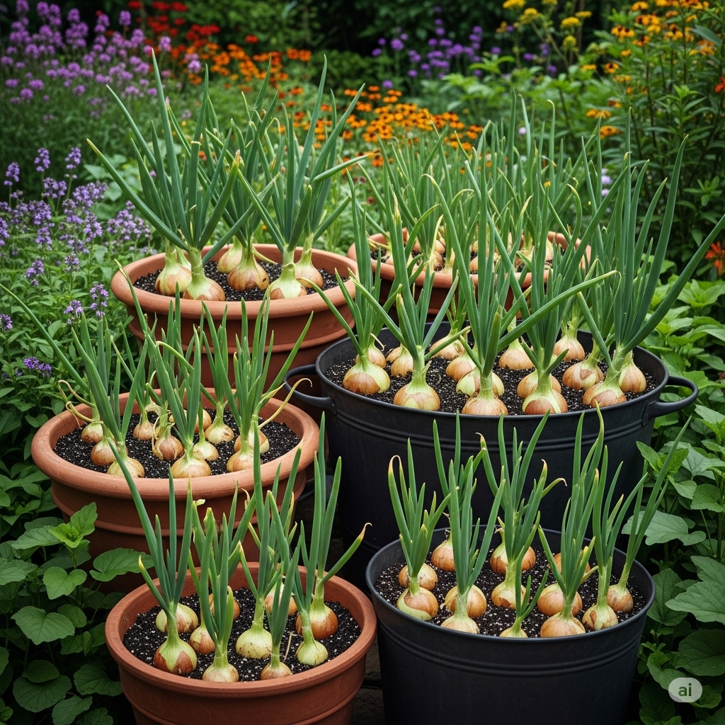 Fresh Onions at Your Doorstep with Container Growing - Home Garden Tips