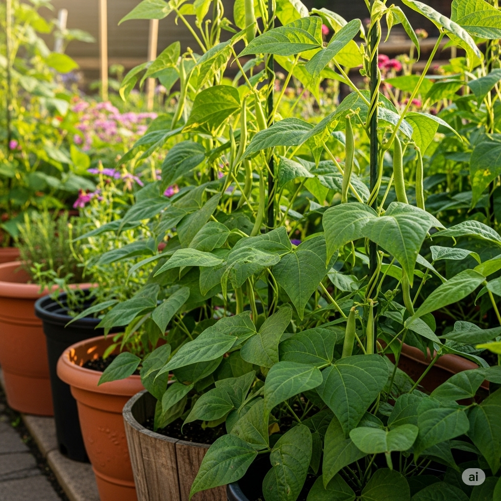 Climbing or Bush? Grow Green Beans in Containers - Home Garden Tips