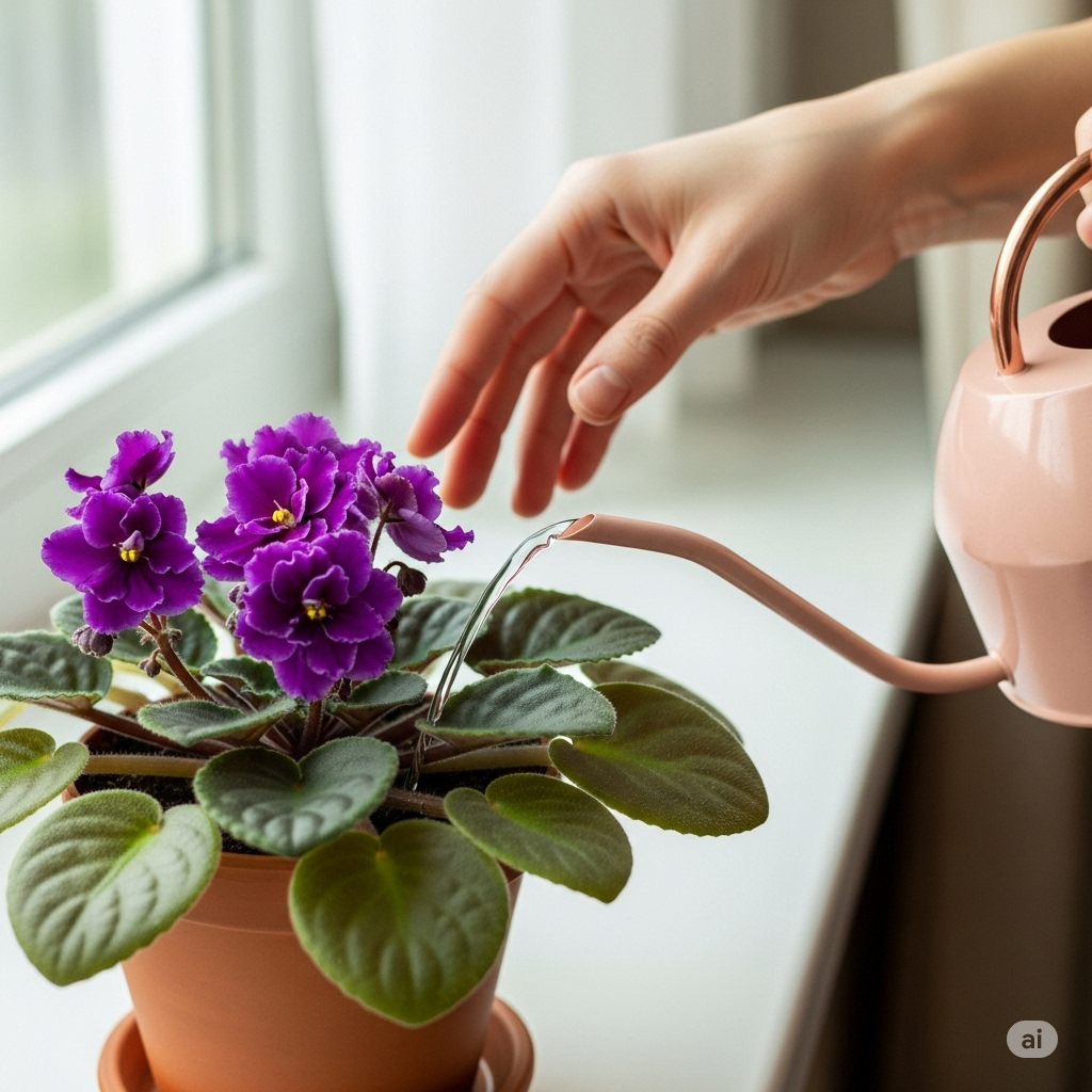 African Violet Watering 101: From Frequency to Method - Home Garden Tips