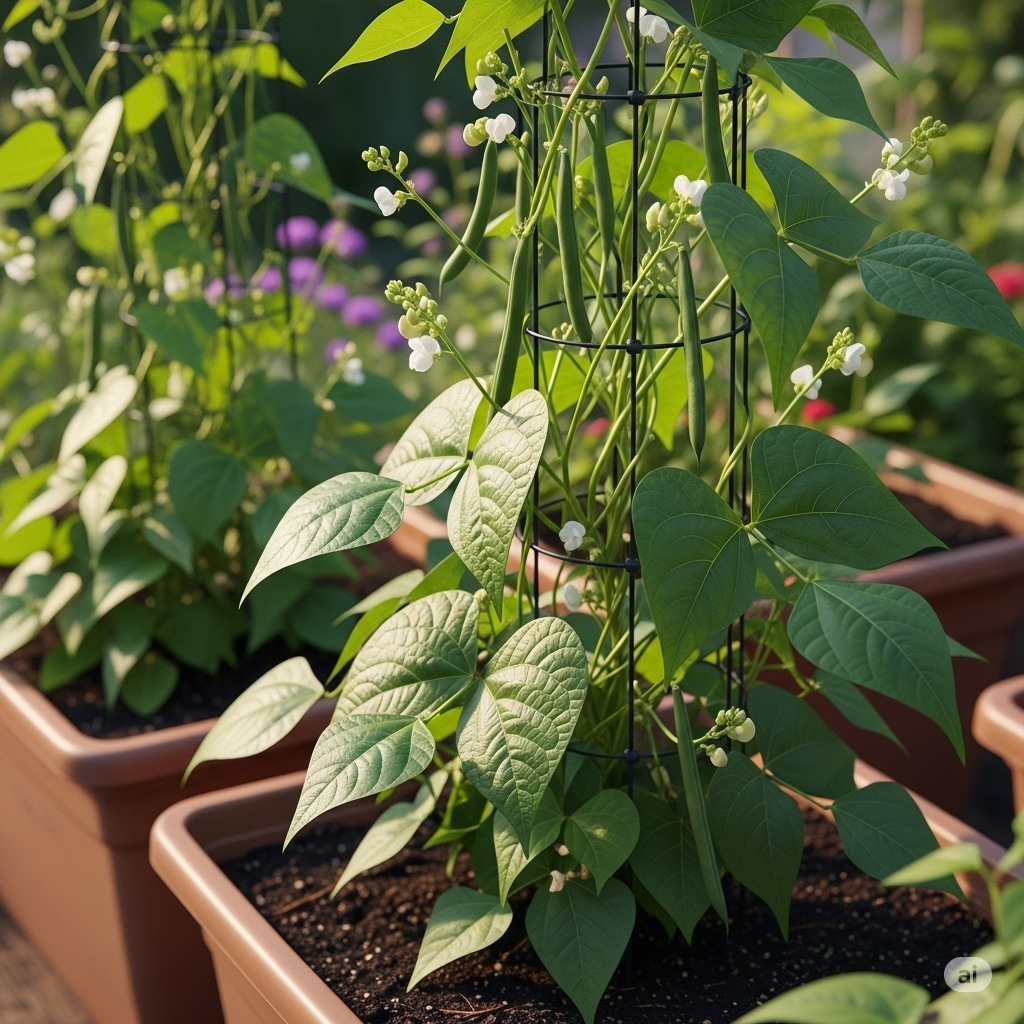 DIY Green Bean Planters for Home Harvests - Home Garden Tips