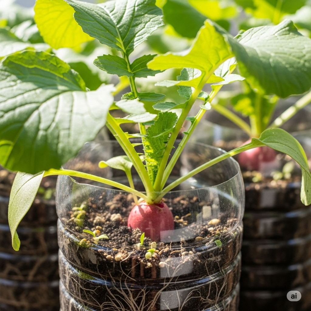 Bottle-Grown Radishes: Quick and Crunchy Harvests - Home Garden Tips