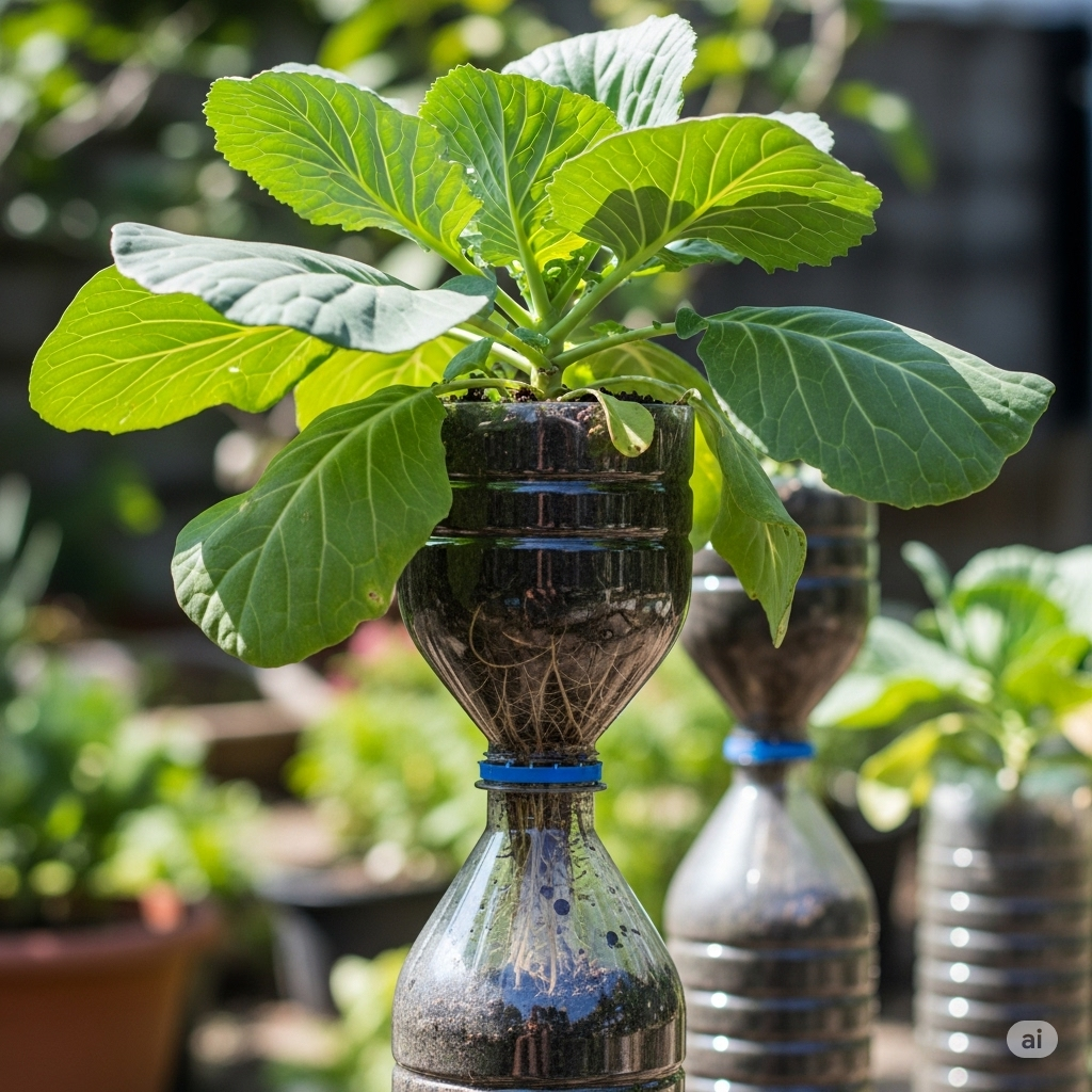Cabbage in Bottles: A Propagation Shortcut - Home Garden Tips