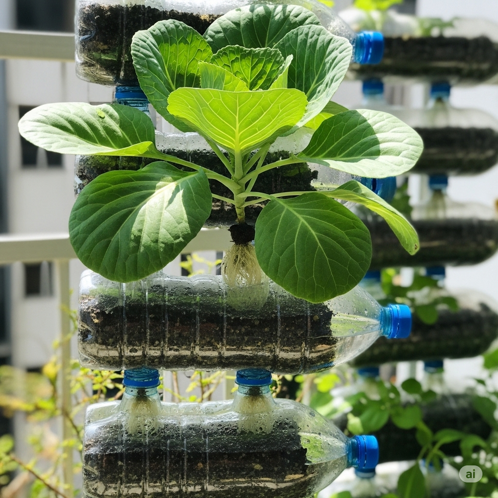 Root Cabbage Cuttings Using a Bottle-Based Method - Home Garden Tips