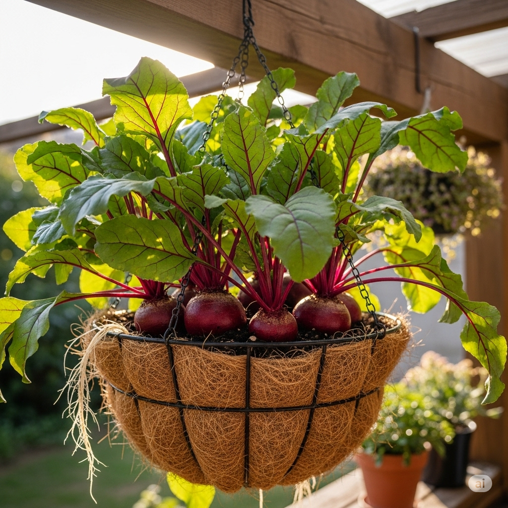 How to Grow Beetroots in Hanging Baskets - Home Garden Tips