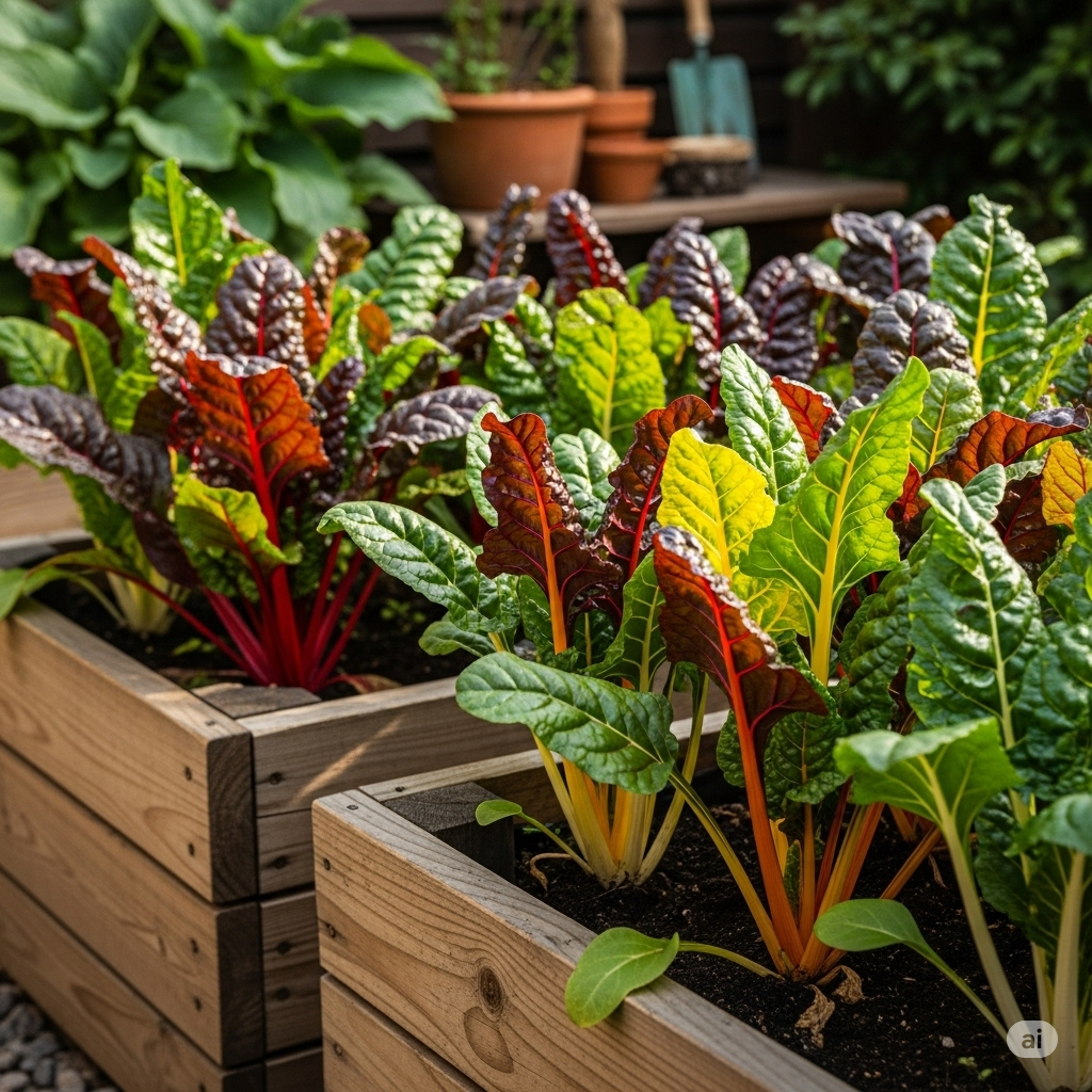 How to Grow Swiss Chard in Wooden Containers - Home Garden Tips