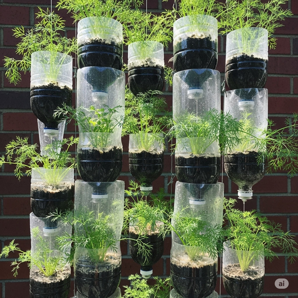 DIY Dill Garden Wall: Save Space and Reduce Waste - Home Garden Tips