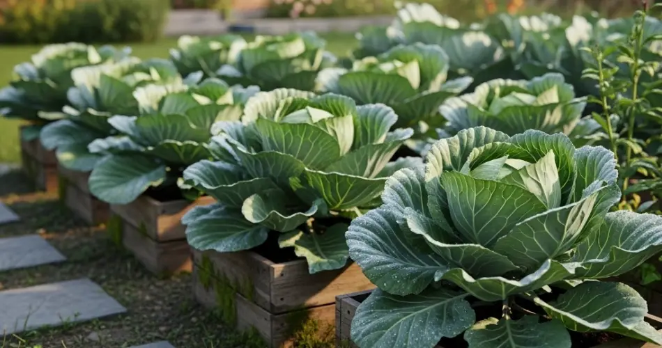 Step-by-Step Cabbage Planting in Wooden Boxes - Home Garden Tips