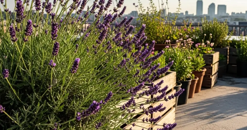 Keep Lavender Thriving in Balcony Crate Containers - Home Garden Tips
