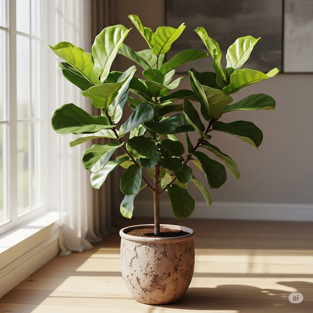 Fiddle Leaf Fig Moisture Management for Indoor Growth - Home Garden Tips