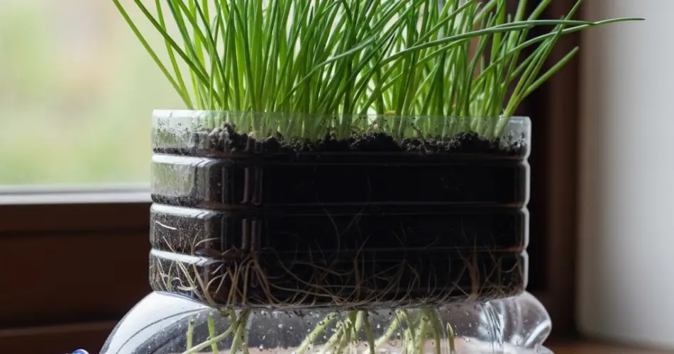 Regrow Grocery Store Chives in a Bottle on Your Counter - Home Garden Tips