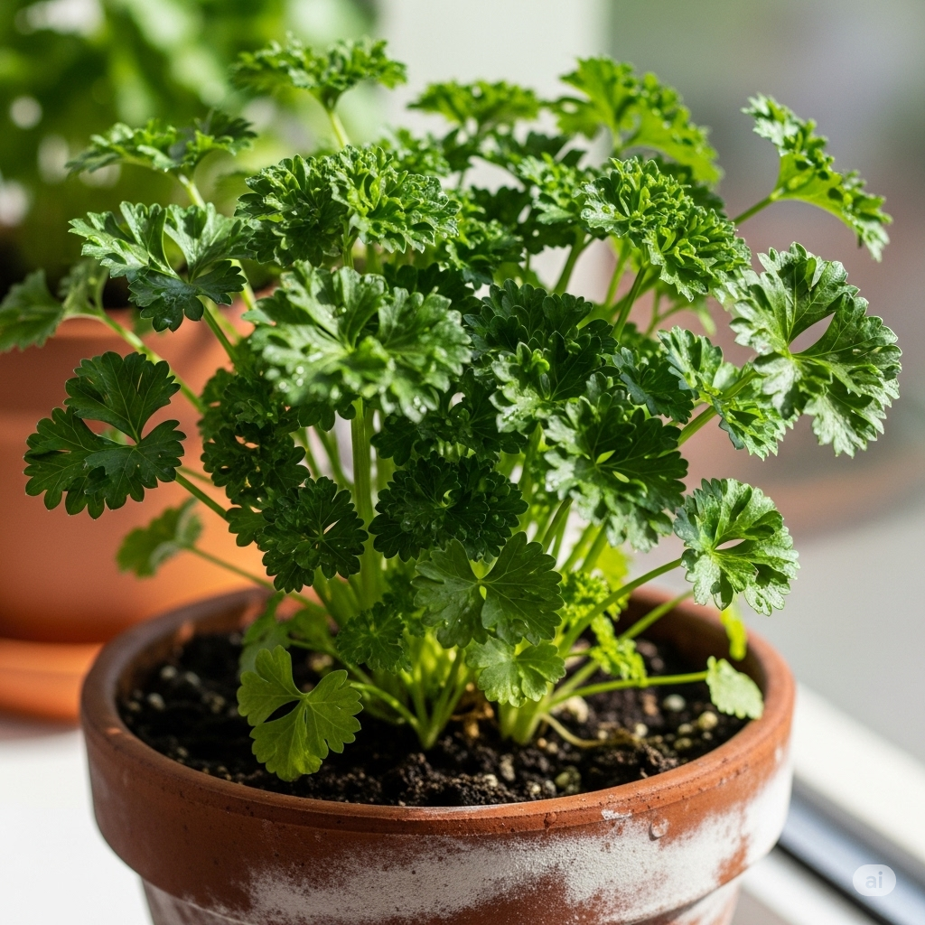 Grow and Harvest Parsley Year-Round in Containers - Home Garden Tips