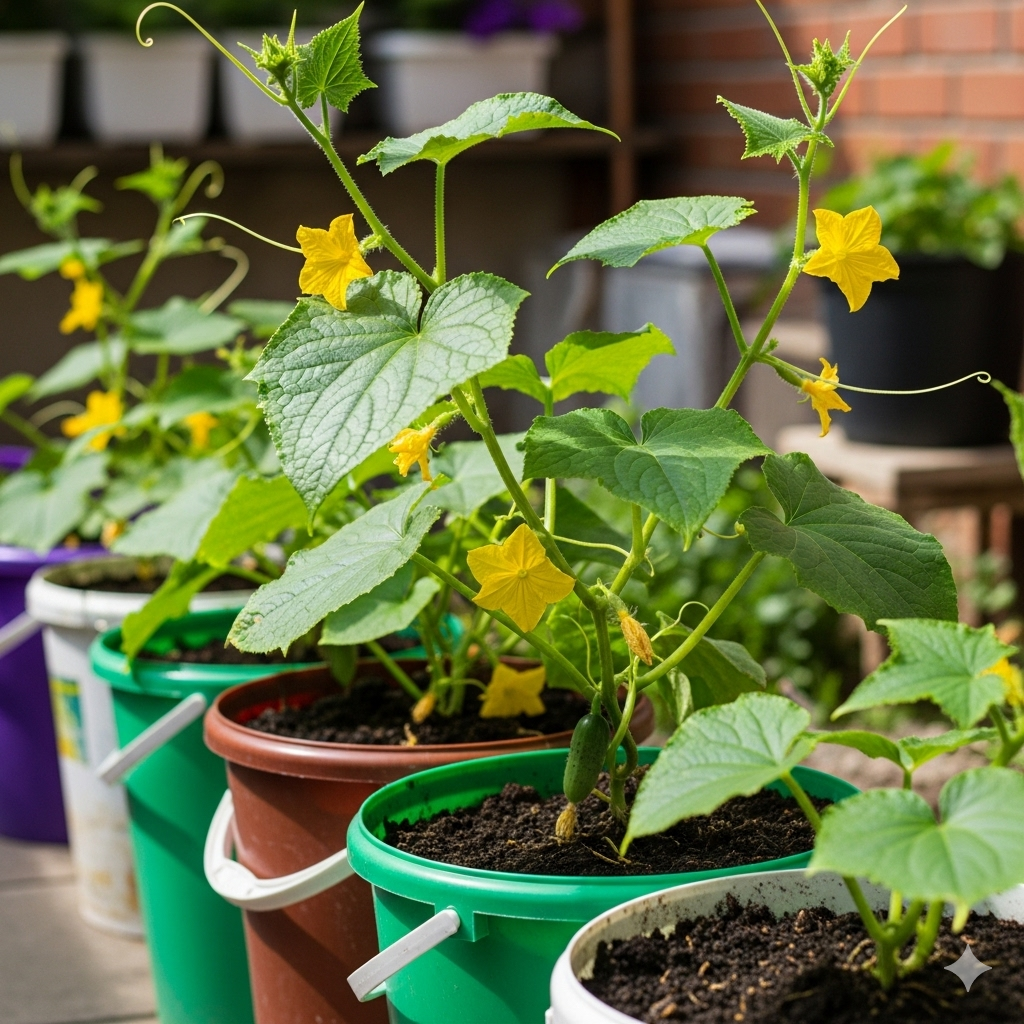Best Support Systems for Container Cucumbers - Home Garden Tips