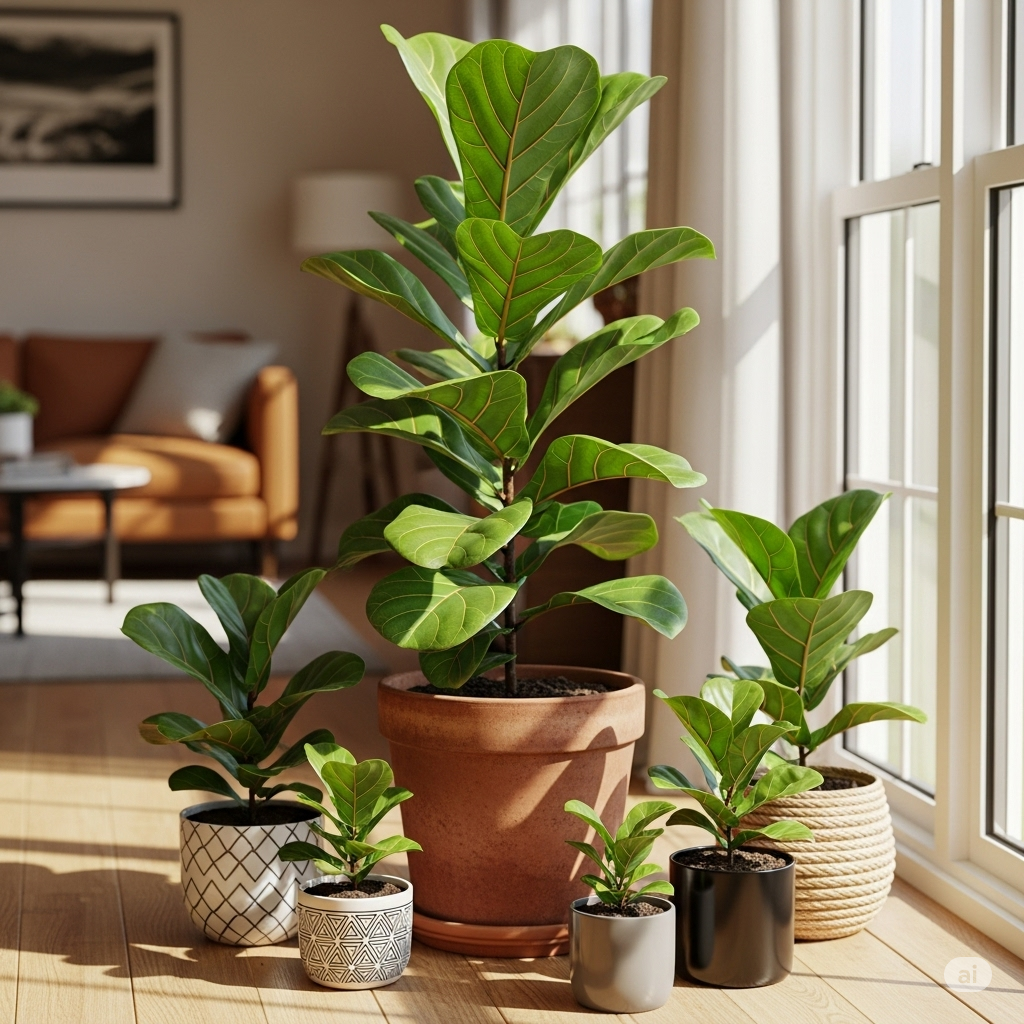 Decorative Pots That Help Your Fiddle Leaf Fig Thrive - Home Garden Tips