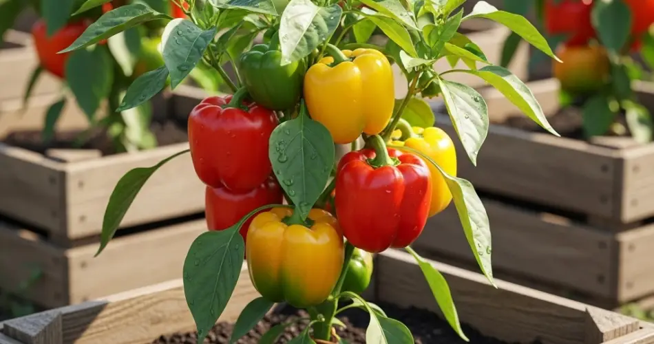 DIY Crate Beds for Productive Pepper Plants - Home Garden Tips