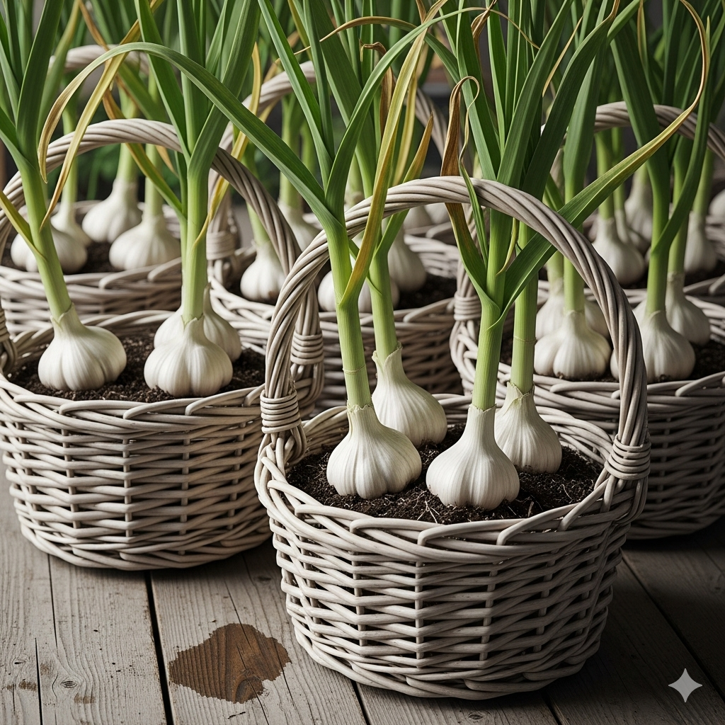 Step-by-Step Garlic Basket Planting Guide - Home Garden Tips