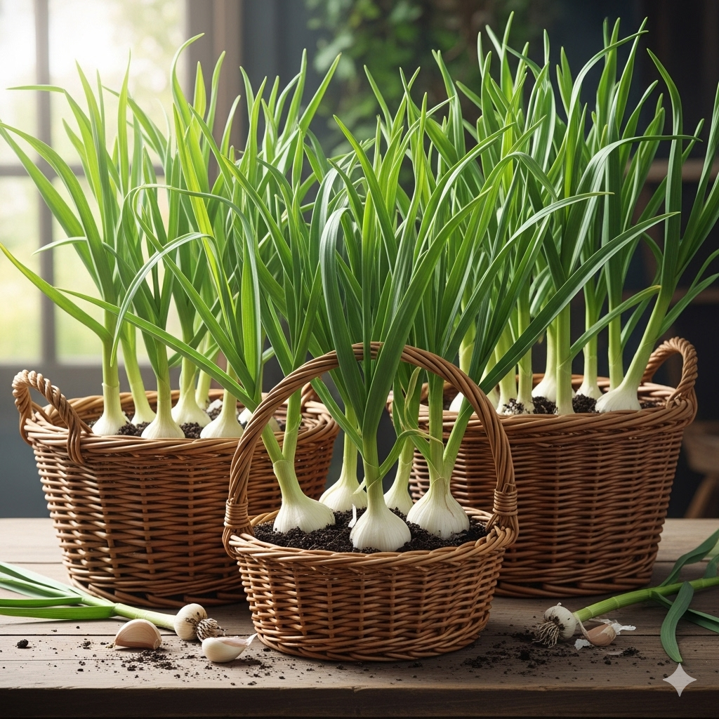 Compact Garlic Growing for Small Spaces - Home Garden Tips