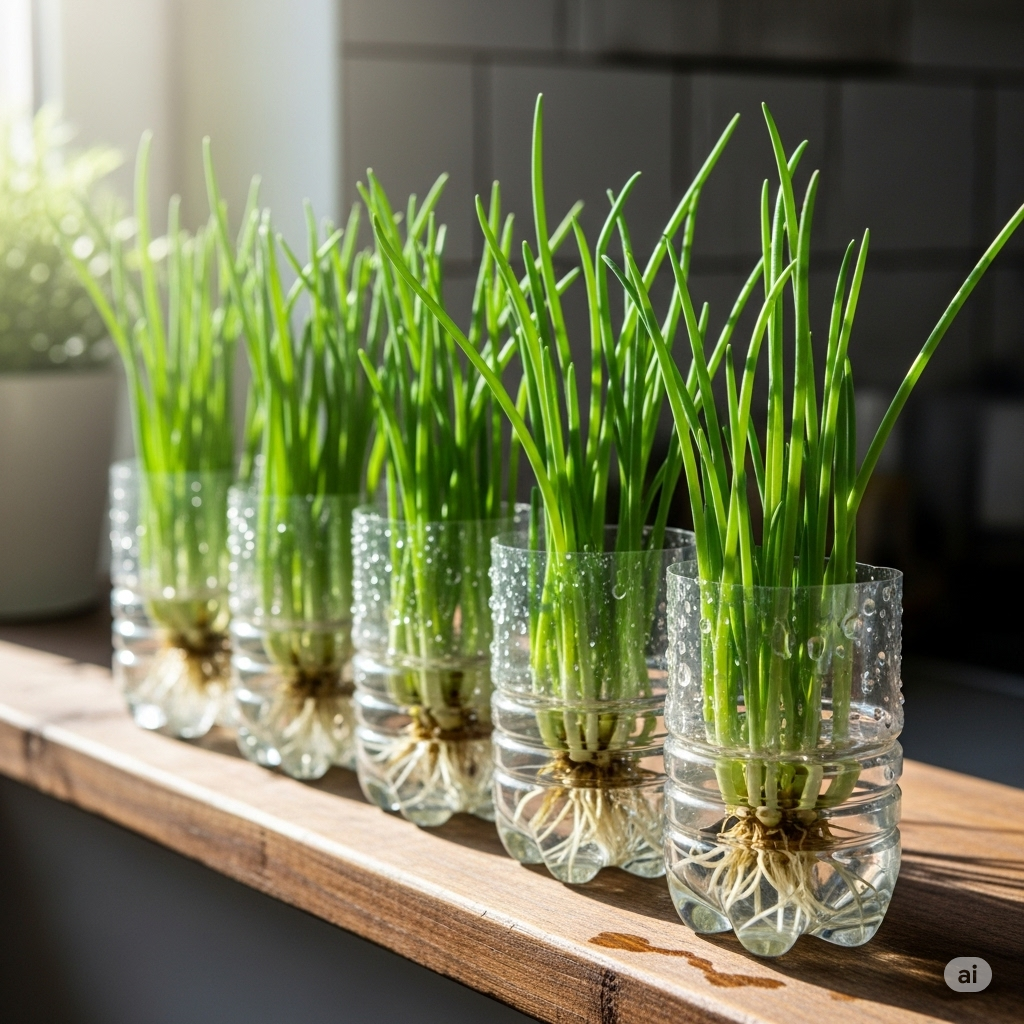 Bottle-to-Table: Fresh Chives Year-Round - Home Garden Tips