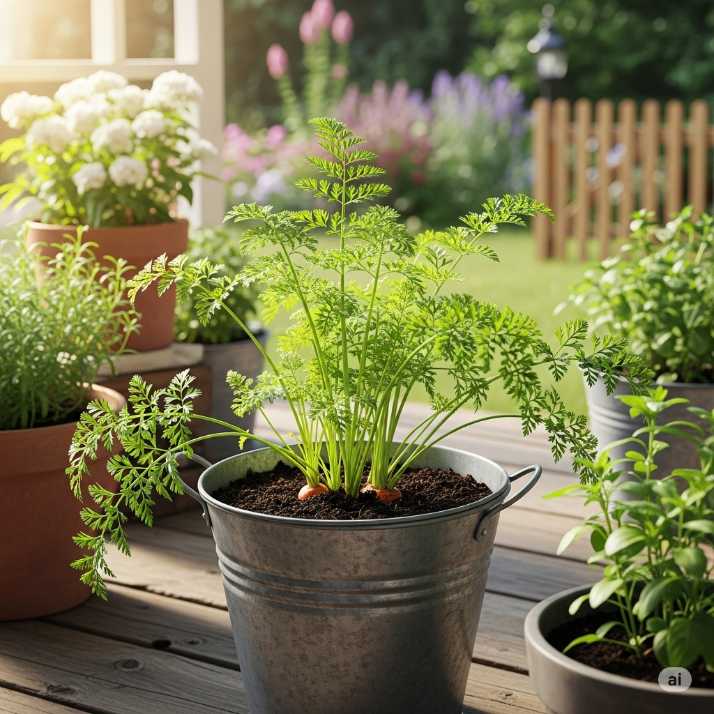 Compact Carrot Growing in Small Containers - Home Garden Tips