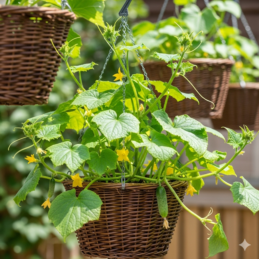 Step-by-Step Cucumber Basket Planting Guide - Home Garden Tips