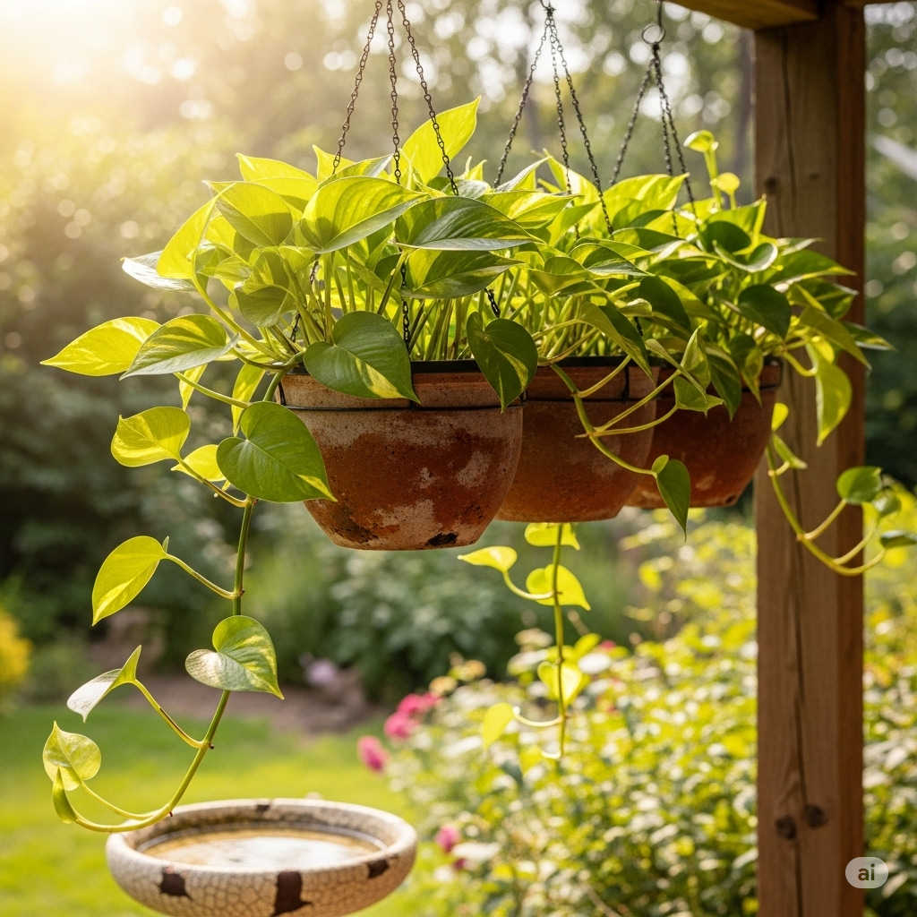 Best Hanging and Tabletop Pots for Pothos Vines - Home Garden Tips