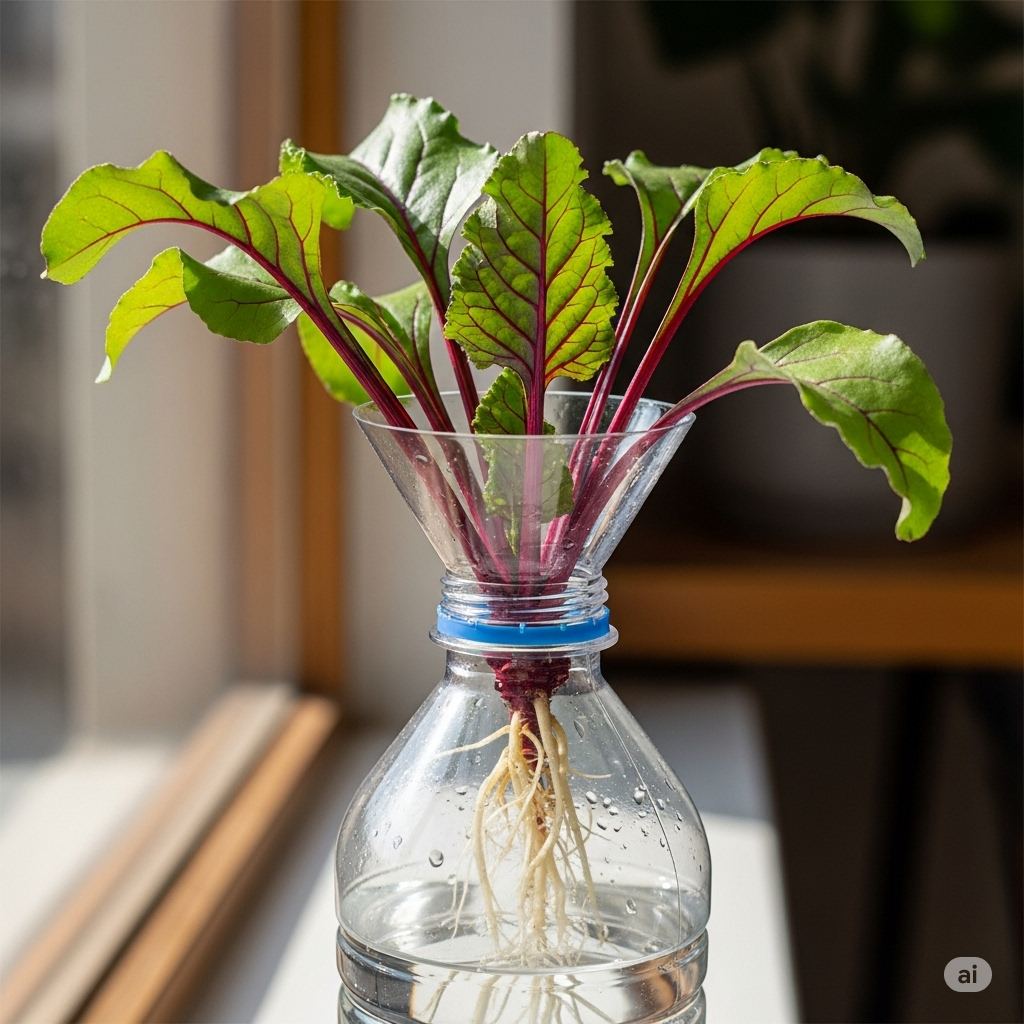 Eco-Propagation: Beets in Bottle Mini Planters - Home Garden Tips