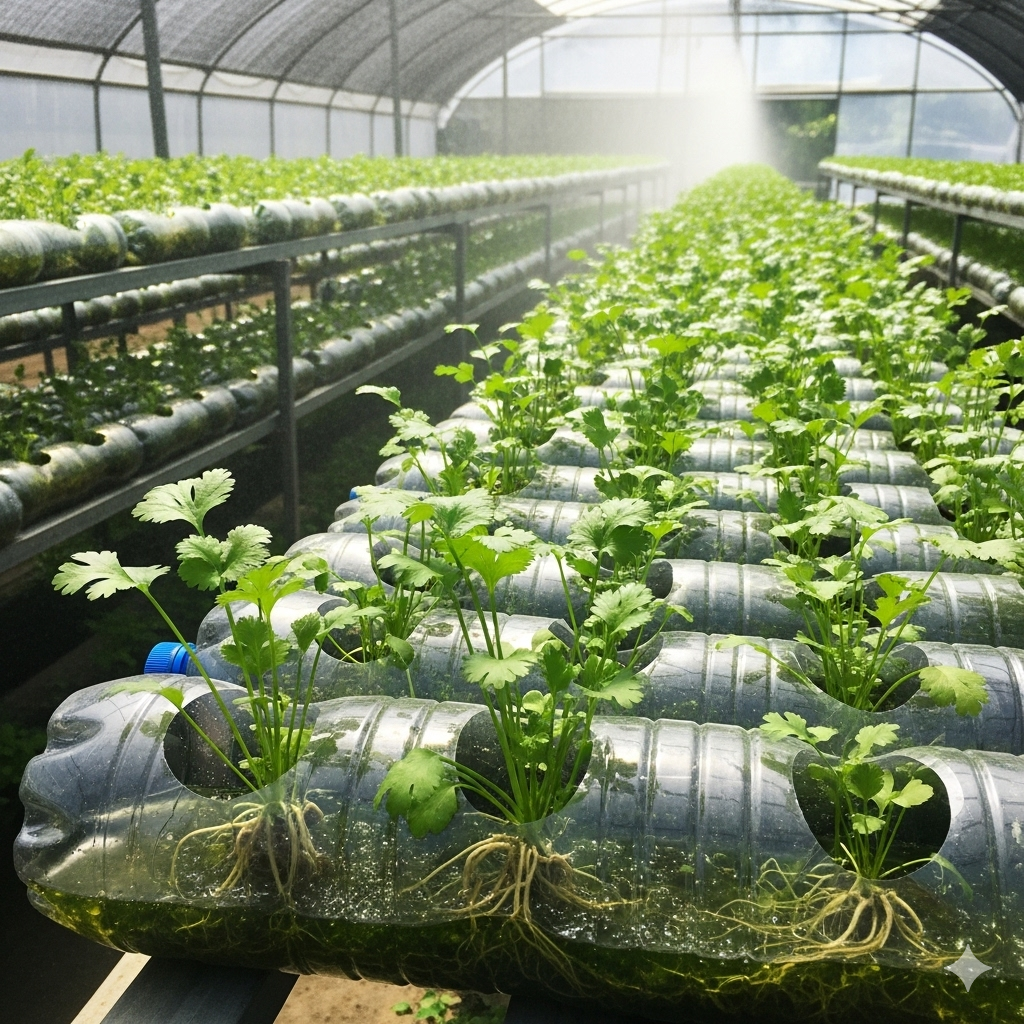 DIY Cilantro Cuttings in Plastic Bottles for Continuous Harvests - Home ...
