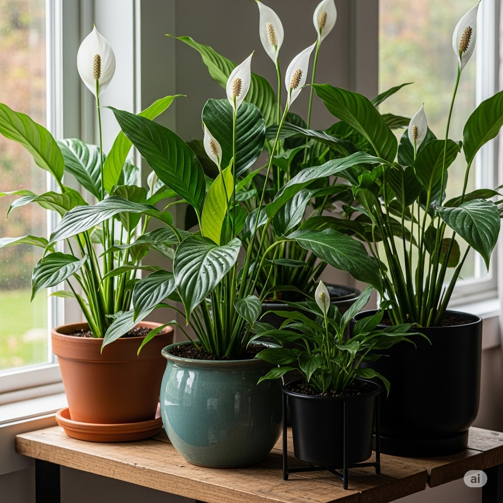 Peace Lily Container Gardening for Beginners - Home Garden Tips