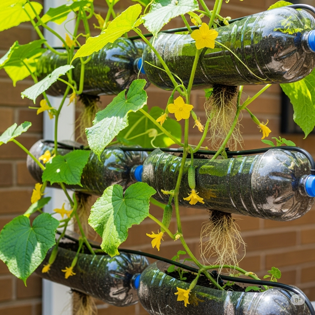 Cloning Cucumber Vines in Bottles Made Easy - Home Garden Tips