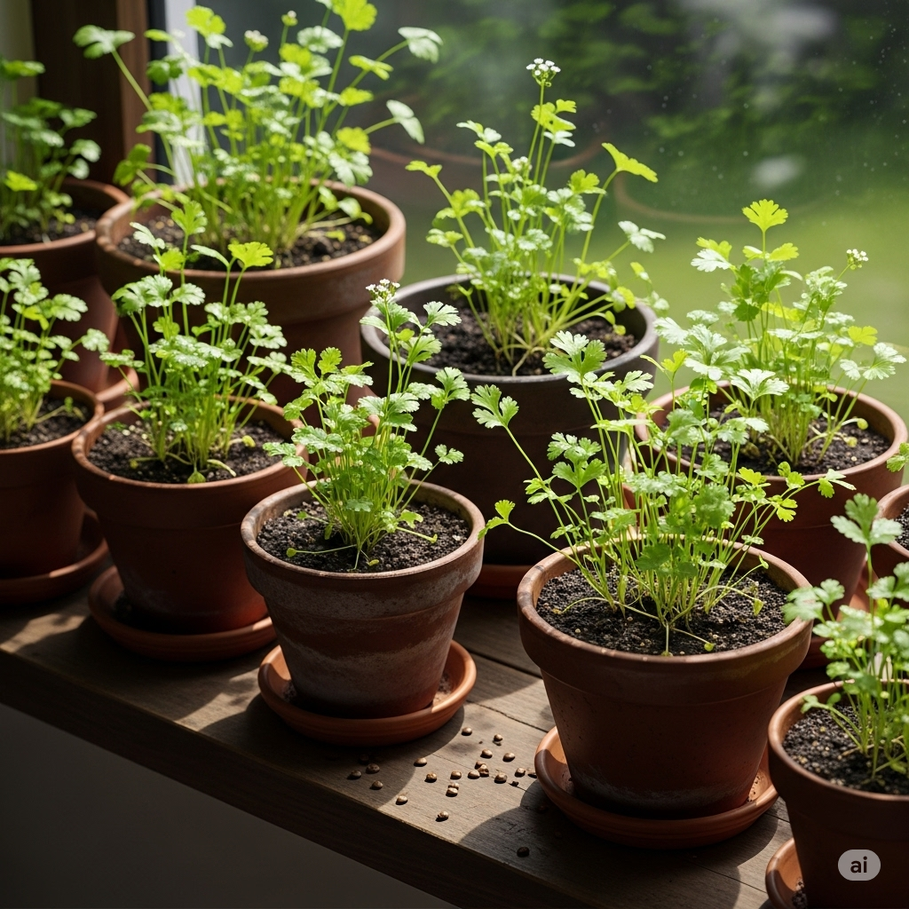 A Beginner’s Guide to Cilantro in Containers - Home Garden Tips
