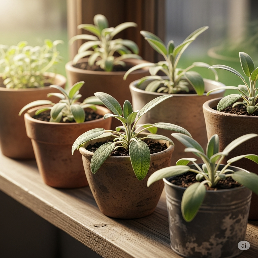 Sage in Small Pots: An Urban Gardener’s Guide - Home Garden Tips