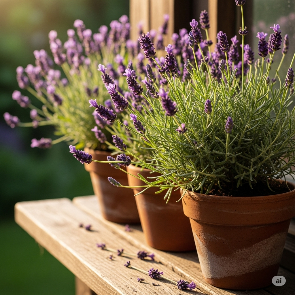 The Art of Growing Compact Lavender in Containers - Home Garden Tips