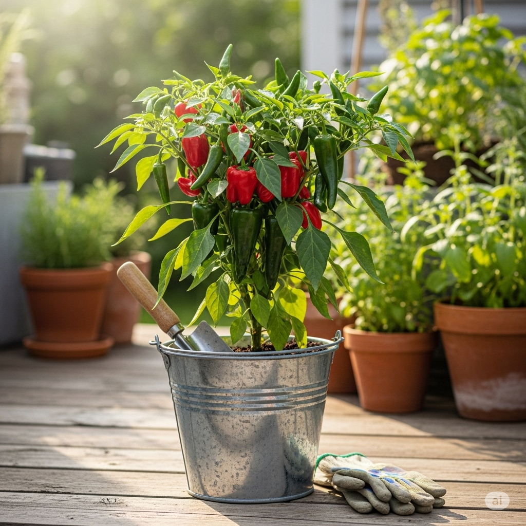Step-by-Step Chili Planting in Containers - Home Garden Tips