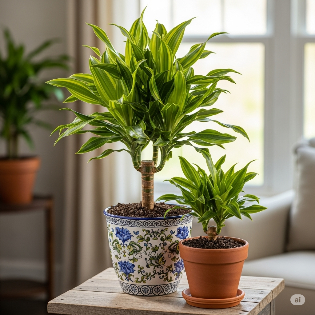 Light and Airflow Tips for Strong, Upright Dracaena Plants - Home ...