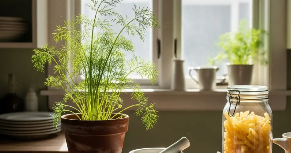 Always Fresh Dill: Grow it in a Pot Beside the Stove - Home Garden Tips