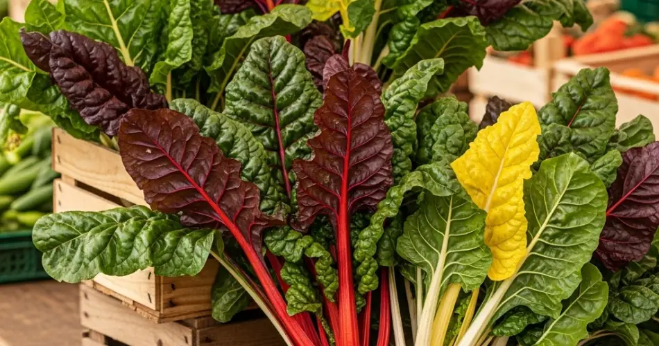 Swiss Chard Gardening for Small Spaces Using Crates - Home Garden Tips