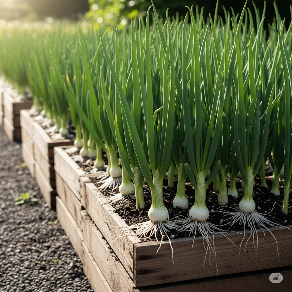 Grow Scallions in Crates and Harvest All Year - Home Garden Tips