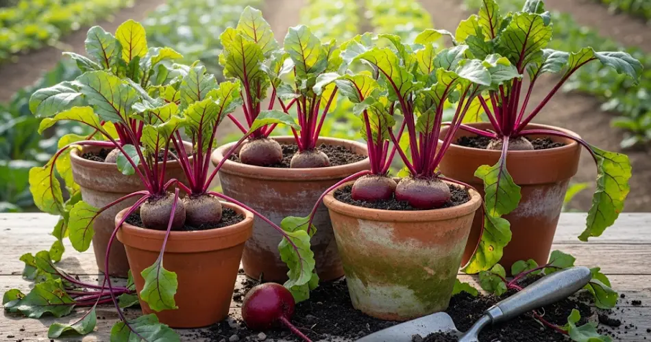 Compact Beetroot Gardening with Container Magic - Home Garden Tips
