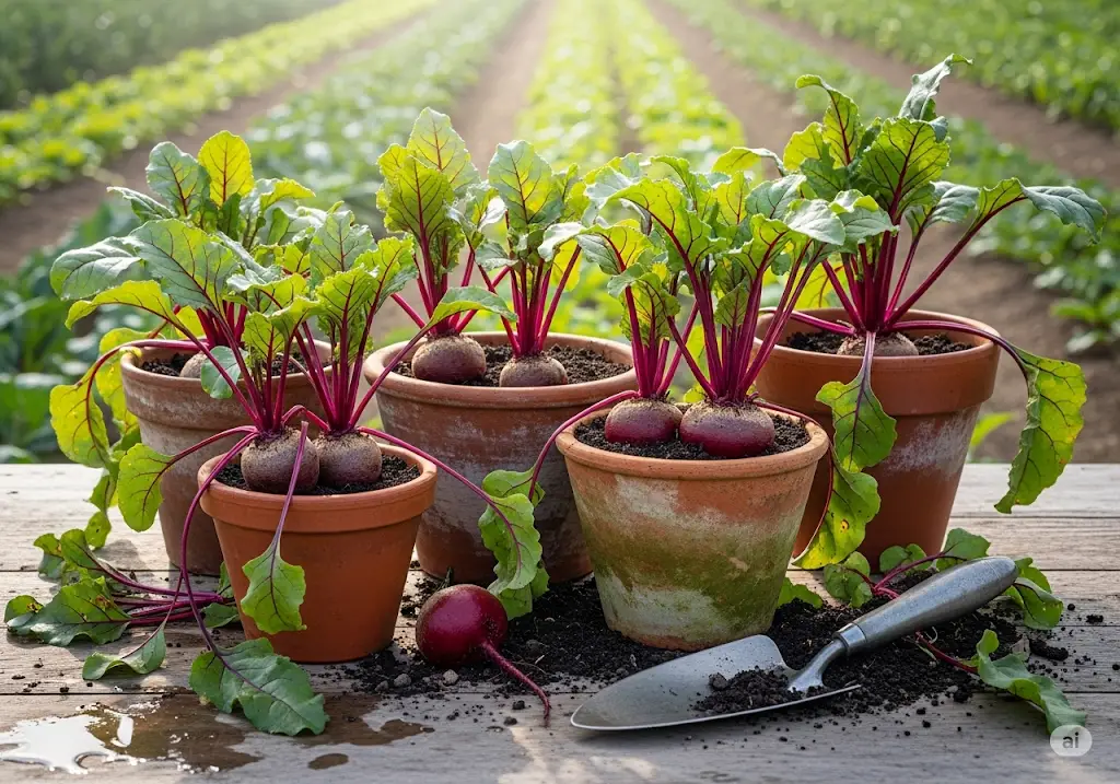 Compact Beetroot Gardening with Container Magic - Home Garden Tips
