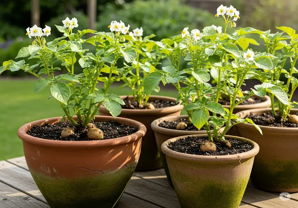 Growing Potatoes in Pots for Backyard or Balcony - Home Garden Tips