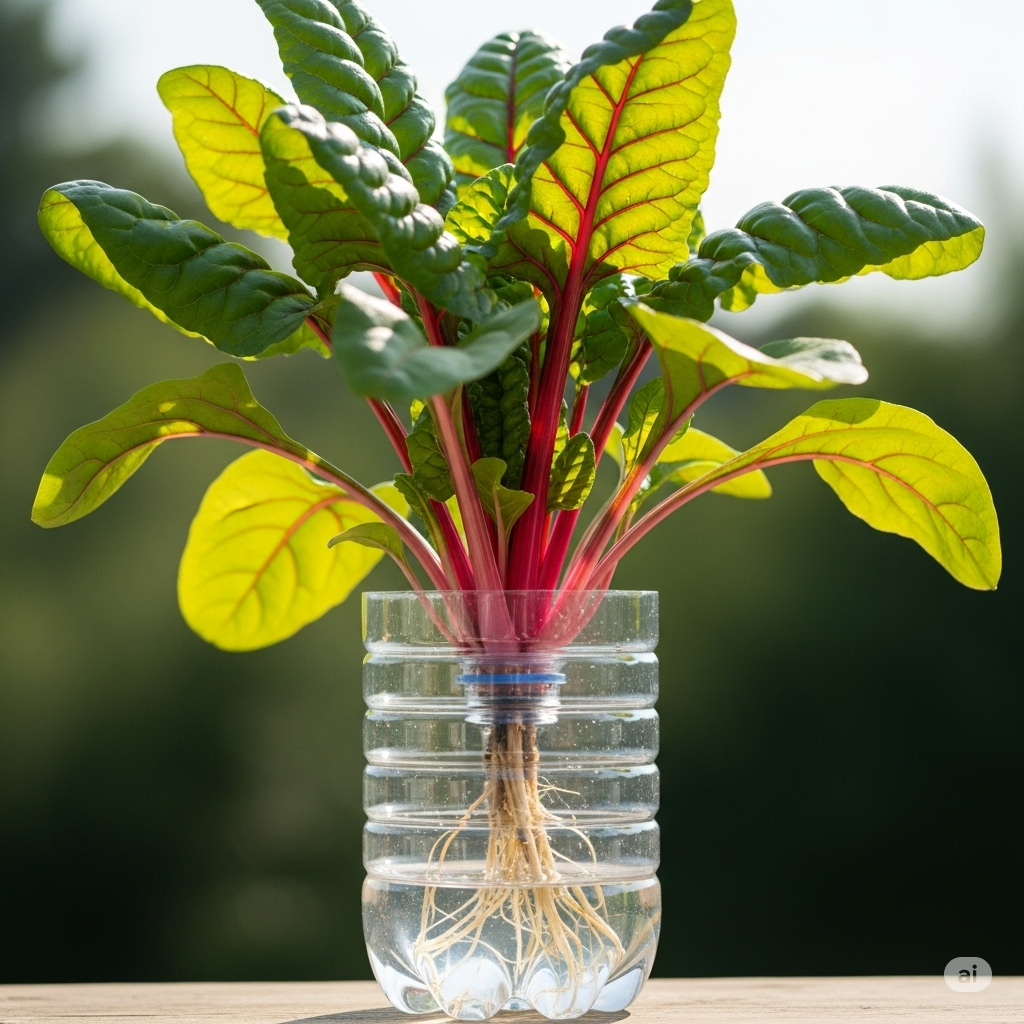 How to Propagate Swiss Chard Cuttings in Bottles - Home Garden Tips