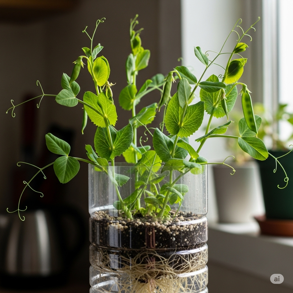 Pea Vines Start Here: Bottle Germination Tips - Home Garden Tips
