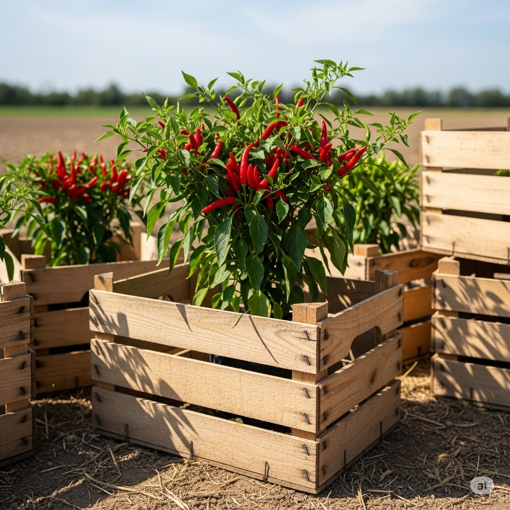 Backyard Spice: Growing Chilies in Wooden Containers - Home Garden Tips