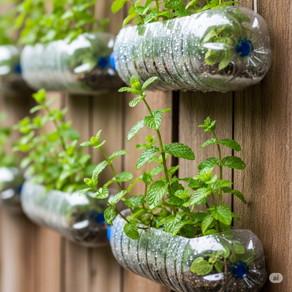 Vertical Mint Garden: Grow and Snip from Your Wall - Home Garden Tips
