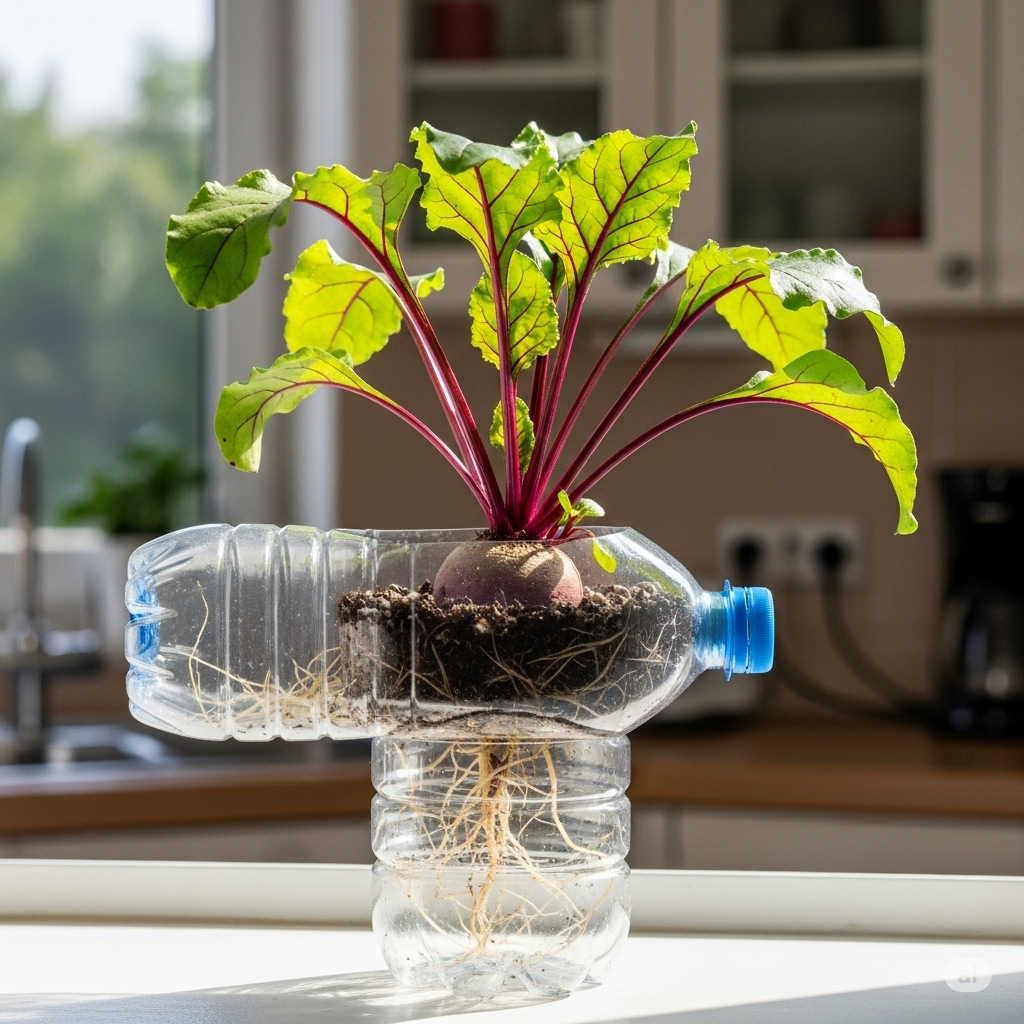 Propagating Beets with Bottle Greenhouse Techniques - Home Garden Tips