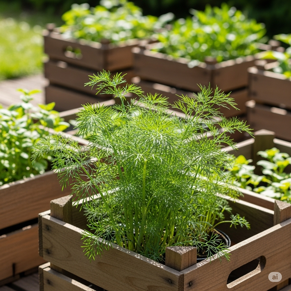 Fresh Pickles Start Here: Grow Dill in Balcony Crates - Home Garden Tips