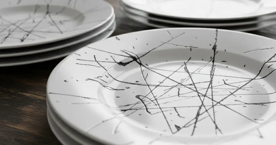 Goodbye to black marks on white dishes: how to remove them and make ...