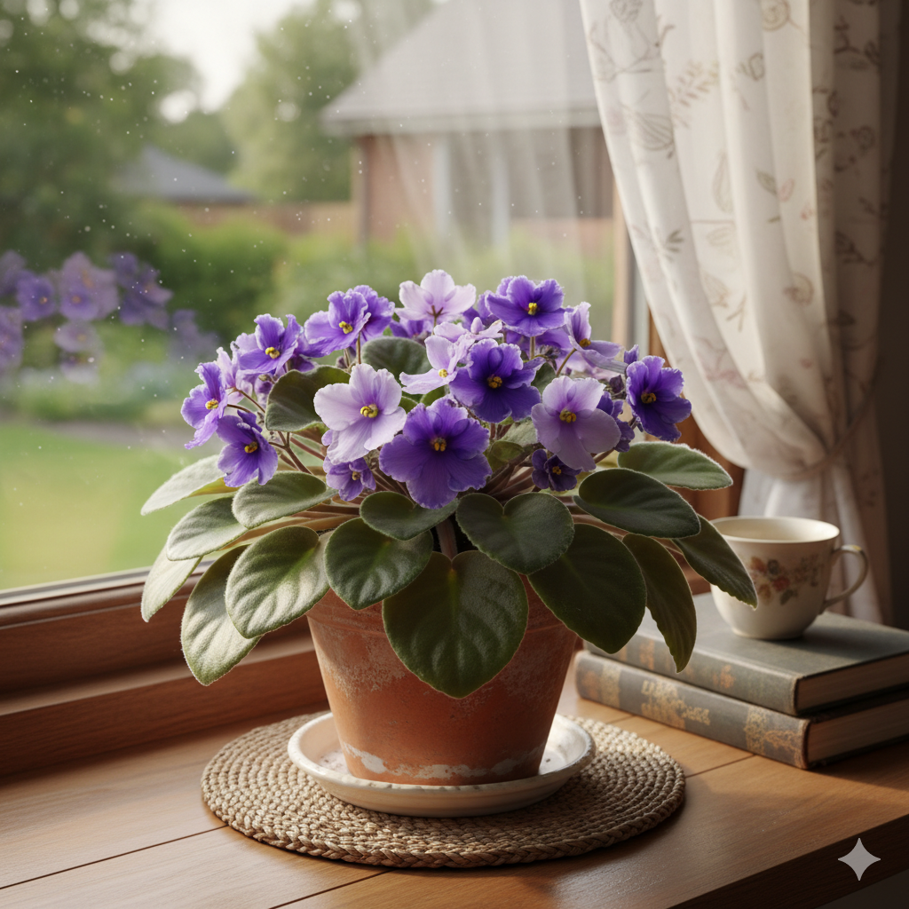 African Violets Light Requirements for Healthy Blooms - Home Garden Tips
