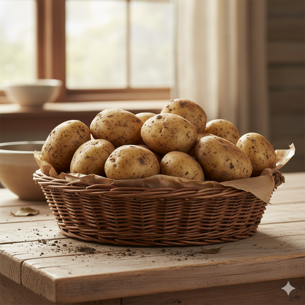 Effective anti-wrinkle mask: potatoes will make all the signs of aging ...