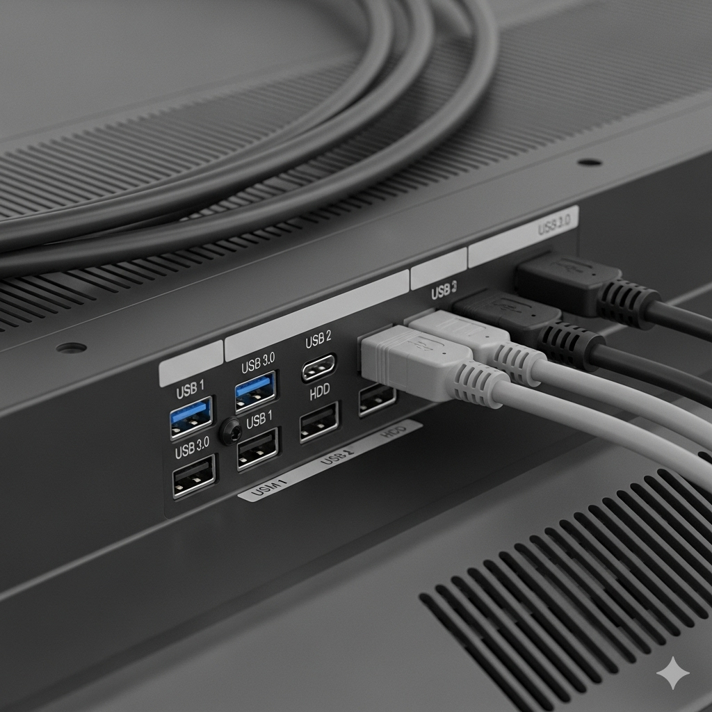 What are the USB ports on the back of the TV really for? The secret use ...